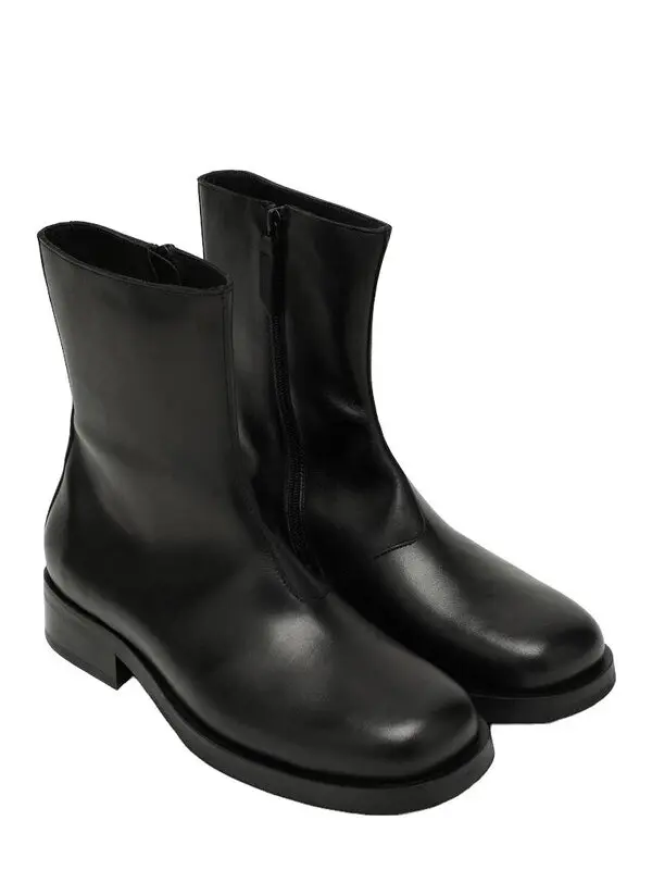 Our Legacy Leather Ankle Boots - Black