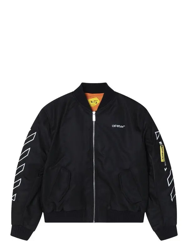 OFF WHITE™ Off-white™ Diagonal Bomber Jacket - Black