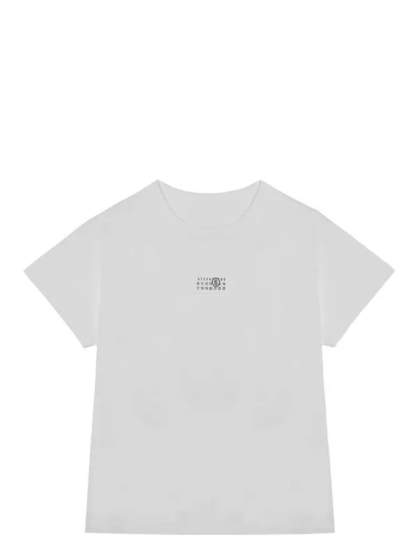 MAISON MARGIELA T-shirt With Numeric Signature Patch - White