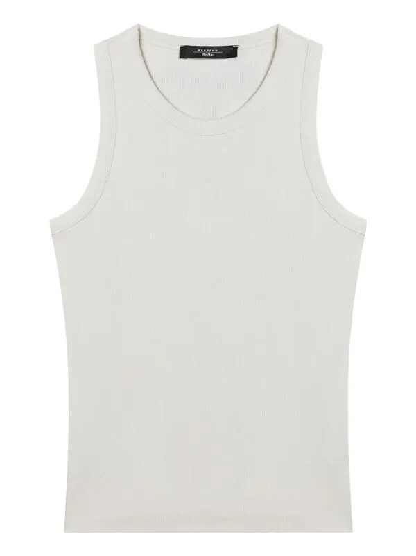 Max Mara Cotton-blend Tank Top - Blue