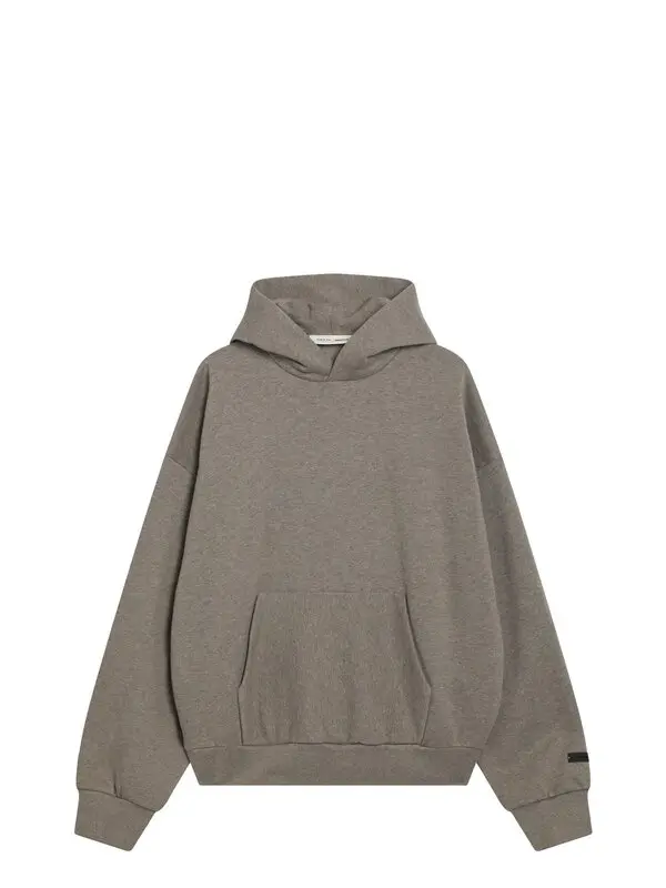 Fear Of God Mélange Hoodie With Logo Print - Grey