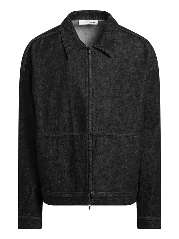 Fear Of God Denim Zip Shirt Jacket - Black