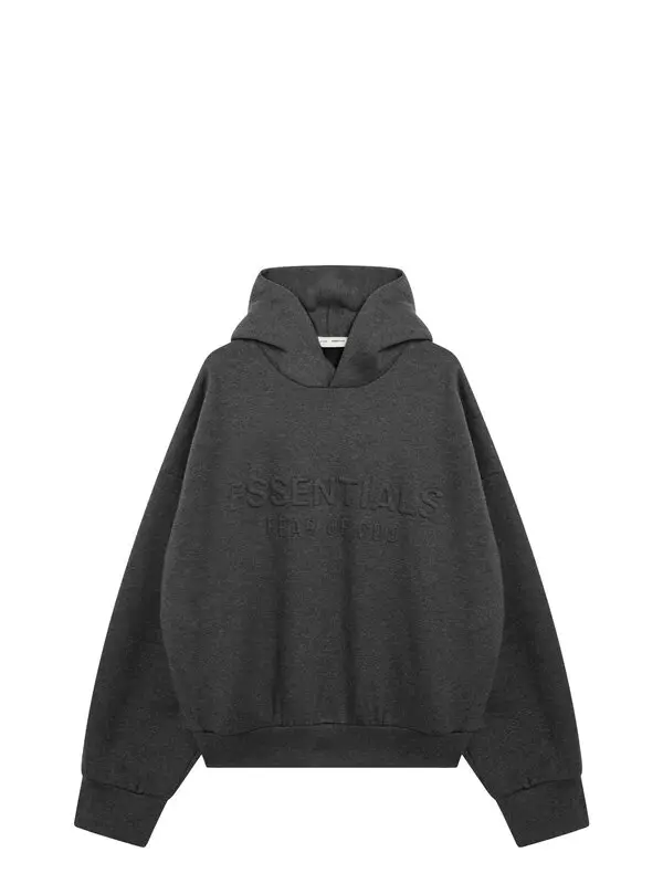 Fear Of God Logo Hoodie - Black