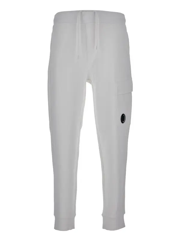C.P. COMPANY Cotton Cargo Pants - White