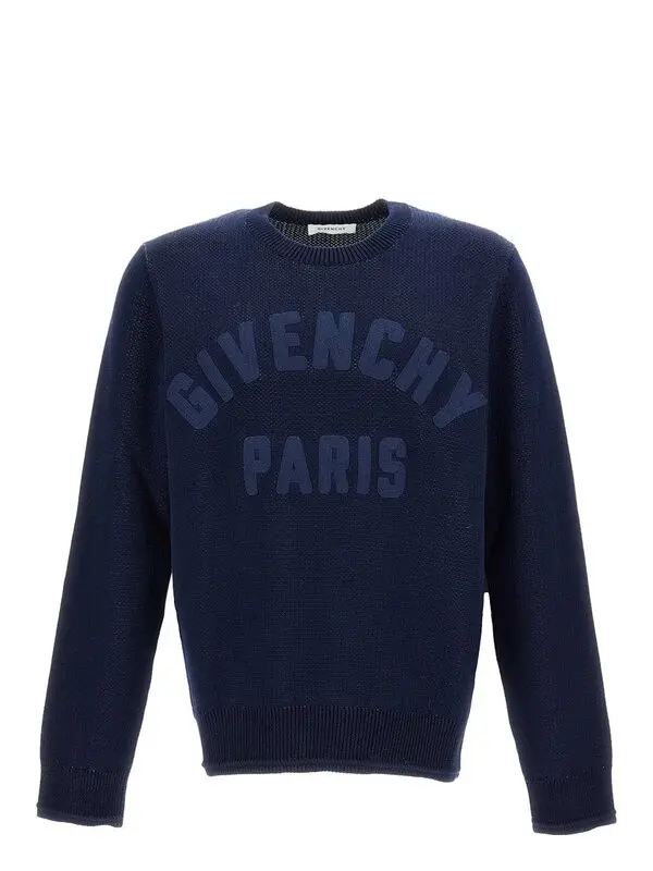 Givenchy Ottoman Crewneck Sweater - Blu