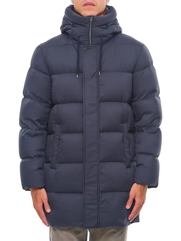 Herno Arendelle Quilted Down Puffer Jacket - Blu