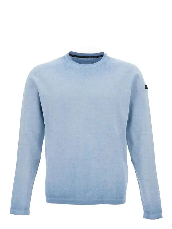 RRD - ROBERTO RICCI DESIGN Shirty Ice Round Knit Sweater - Sky Blue