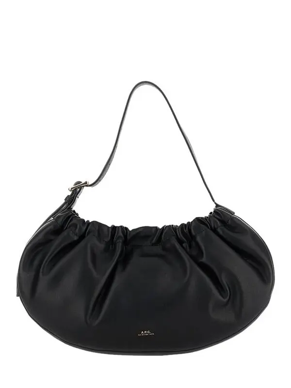 A.p.c. Ninon Hoop Shoulder Bag - Black