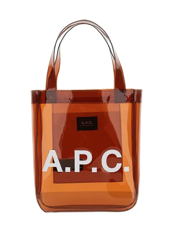 A.p.c. Lou Small Tote Bag - Orange