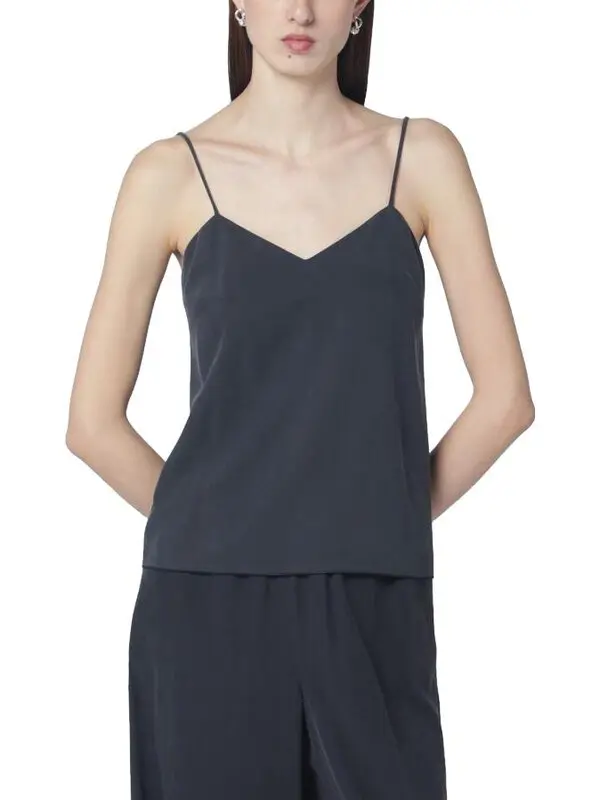 Max Mara Silk Tank Top - Blue