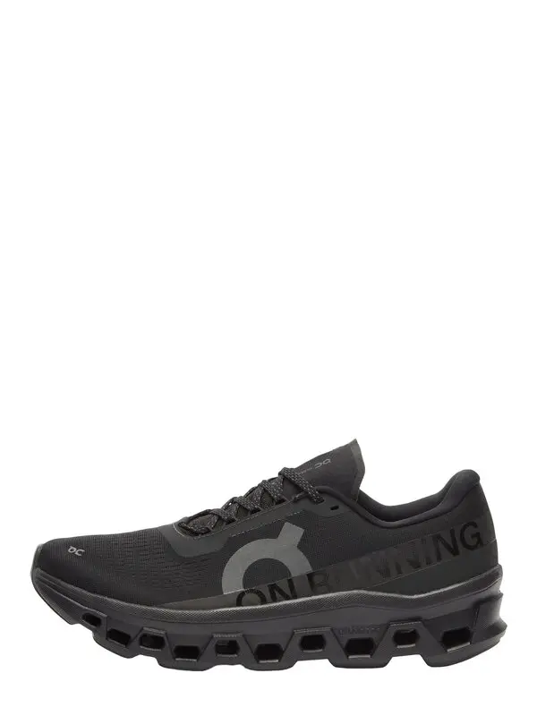 On Cloudhorizon Lace Up Sneakers - Black/black