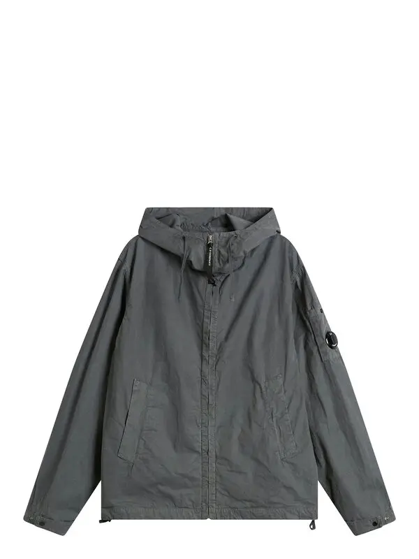 C.P. COMPANY Micro-reps Hooded Lens Jacket - Gunmetal