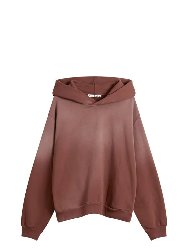 Acne Studios 1996 Washed Hoodie - Chocolate Brown