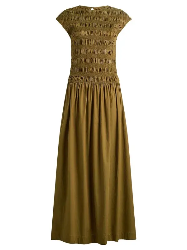 Faithfull The Brand Ale Maxi Dress - Olive