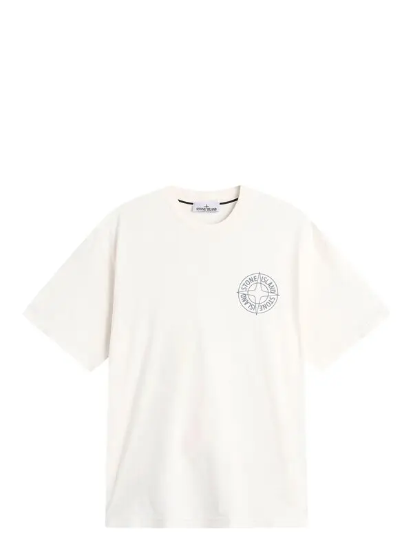 Stone Island Outline Compass T-shirt - Ivory