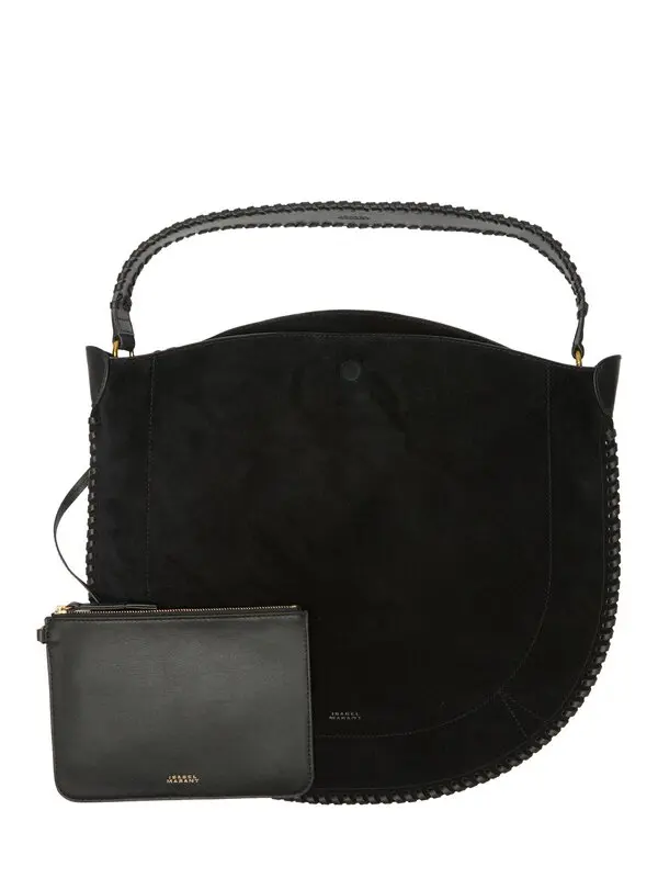 Isabel Marant Oskan Hobo Soft Bag - Black