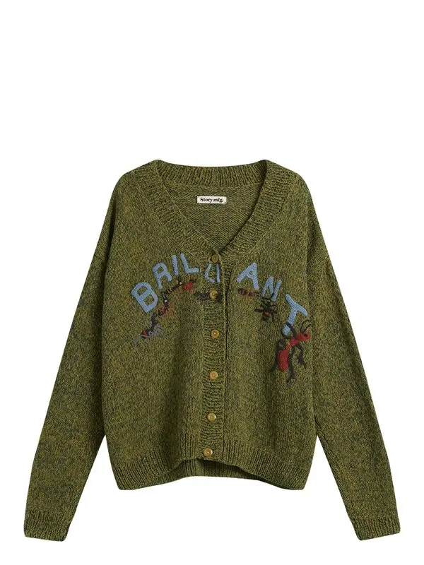 STORY MFG. Hand Knit Bulb Cardigan - Brill-i-ant
