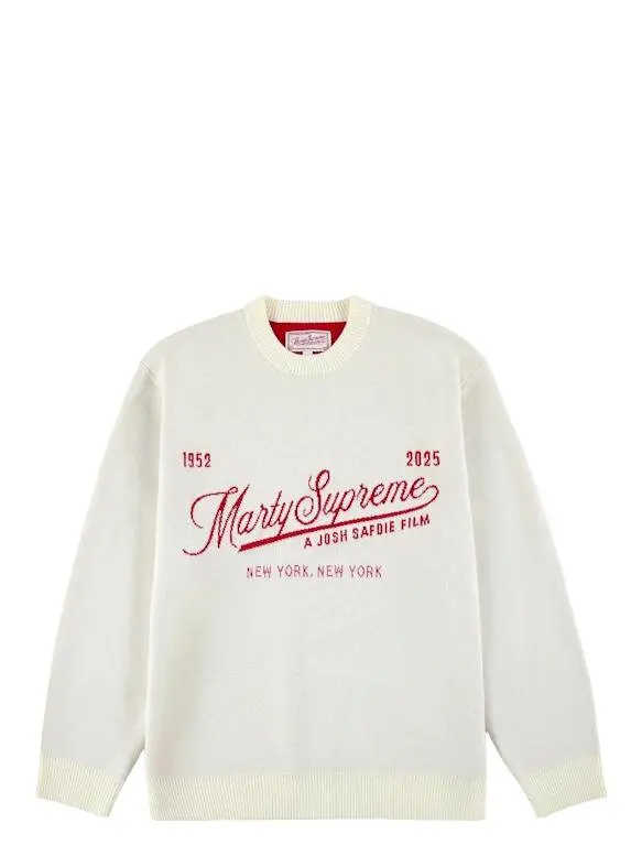 GOLF WANG X Marty Supreme Jacquard Sweater - White