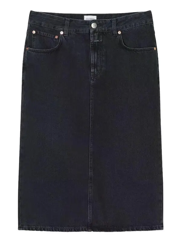 Closed Midi Skirt - Grey