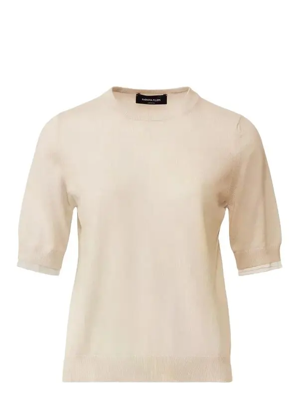Fabiana Filippi Short-sleeved T-shirt - Neutrals
