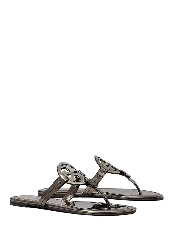 Tory Burch Miller Sandals - Shiny Dark