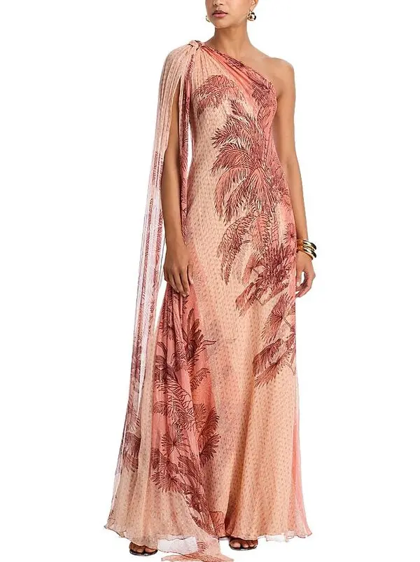 Johanna Ortiz Elegant Freedom Maxi Dress - Ecru/peach