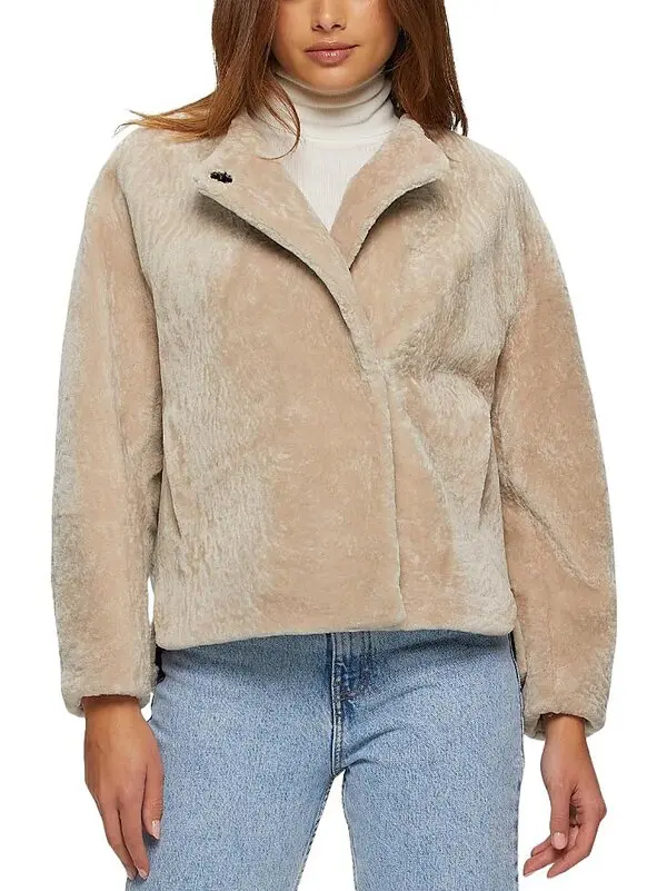 Gorski Shearling Lamb Jacket - Beige