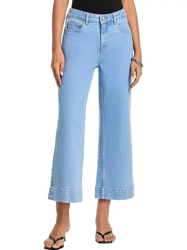 Cinq À Sept Joey Wide Leg Ankle Jeans - Zephyr