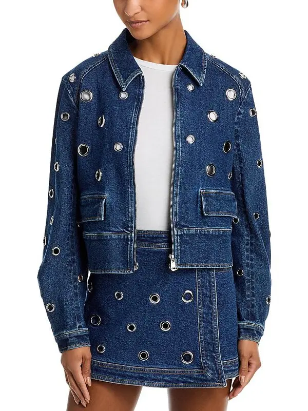 Cinq À Sept Harriet Denim Jacket - Tide