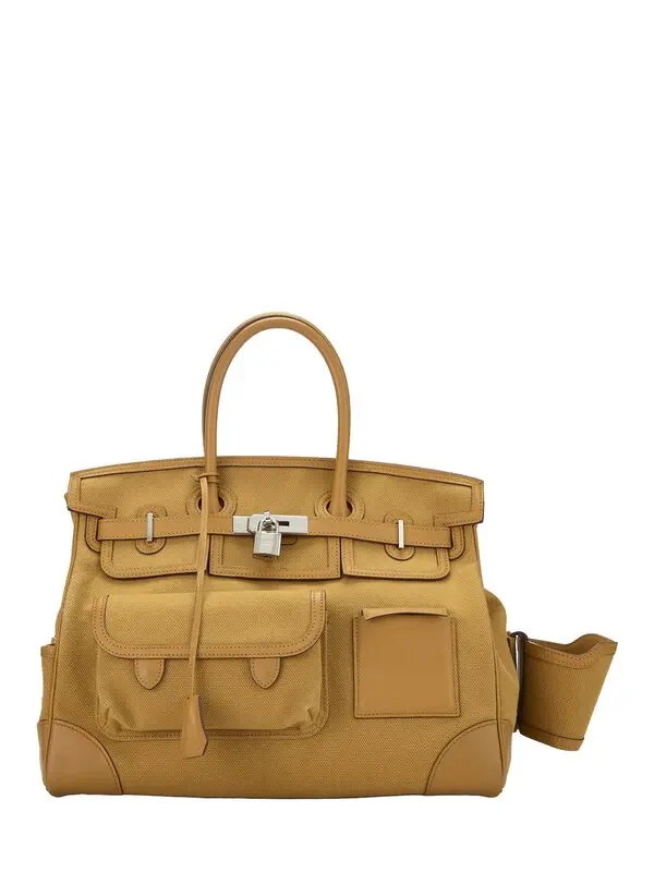 Hermès Toile Goeland Swift Cargo Birkin 35 - Sesame