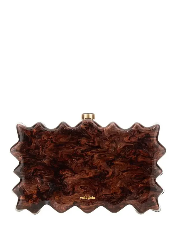Cult Gaia Paloma Clutch - Bronze