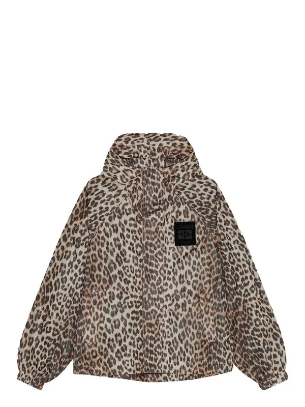 GANNI Leopard Print Jacket - Animalier
