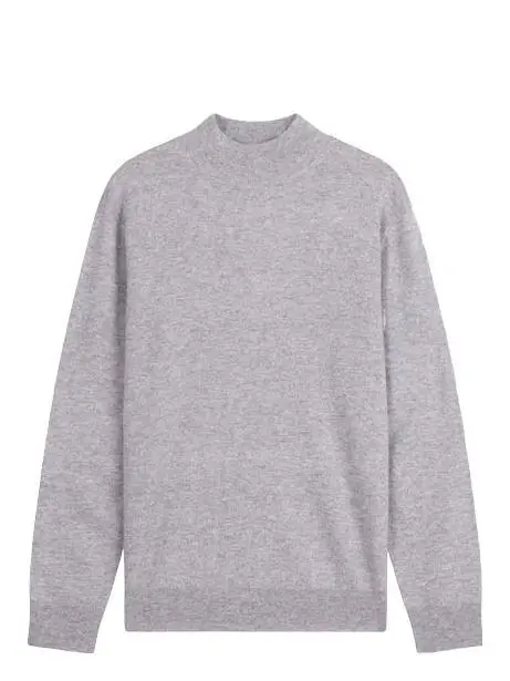 Gobi Cashmere Timeless Mock Neck Sweater - High Rise