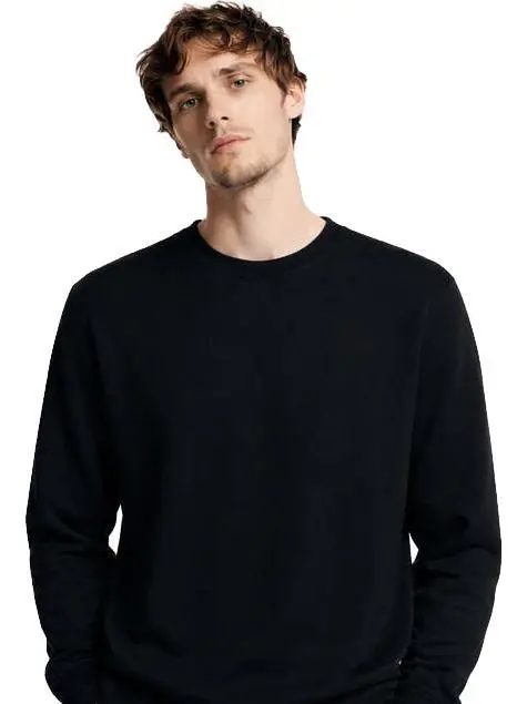 Gobi Cashmere Crewneck Cashmere Sweater - Black