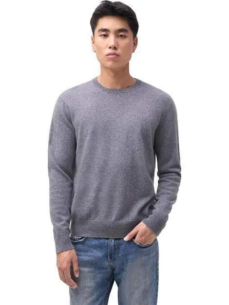 Gobi Cashmere Crewneck Cashmere Sweater - Dim Gray