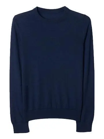 Gobi Cashmere Crew Neck Sweater - Mood Indigo