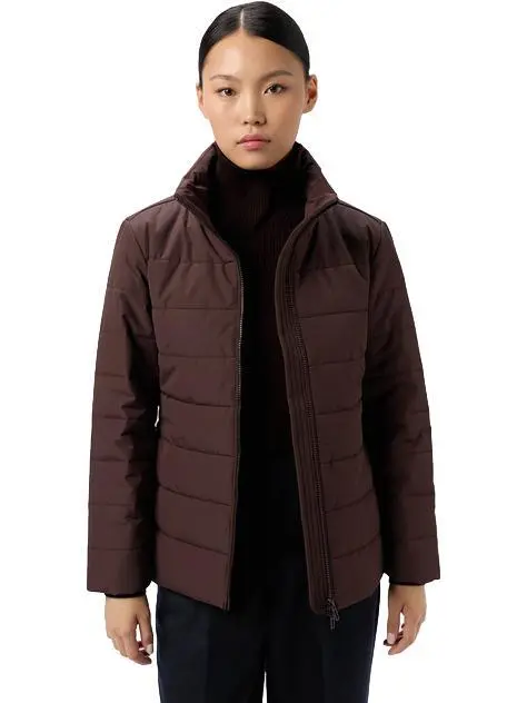 Gobi Cashmere Cashmeretech Zip-up Padded Jacket - Vineyard Wine