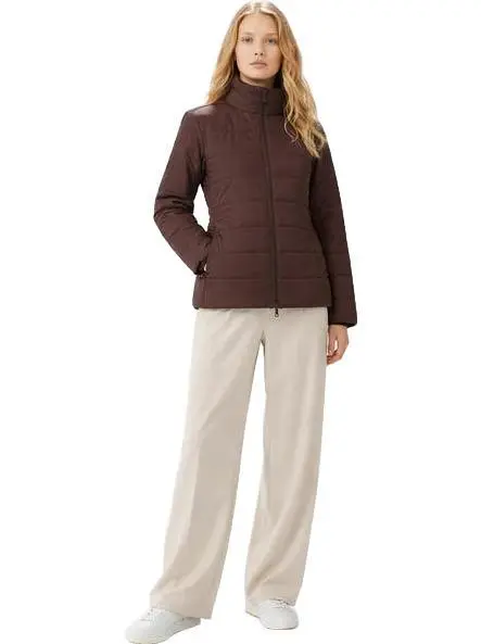 Gobi Cashmere Cashmeretech Zip-up Padded Jacket - Vineyard Wine