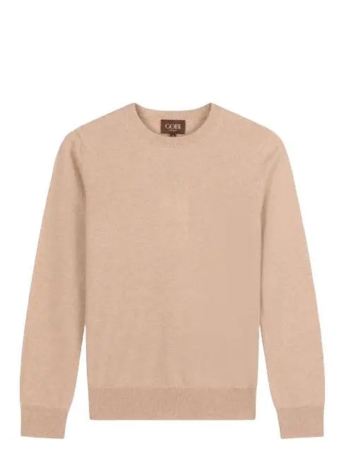 Gobi Cashmere Cashmere Crewneck Sweater - Beige