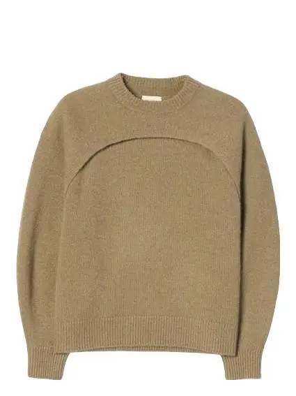 Gobi Cashmere Crewneck Cashmere Twin Set - Aloe