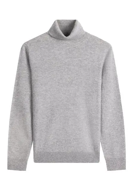 Gobi Cashmere Timeless Cashmere Turtleneck Sweater - High Rise