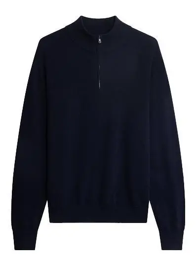Gobi Cashmere Half-zip Cashmere Sweater - Navy Blazer
