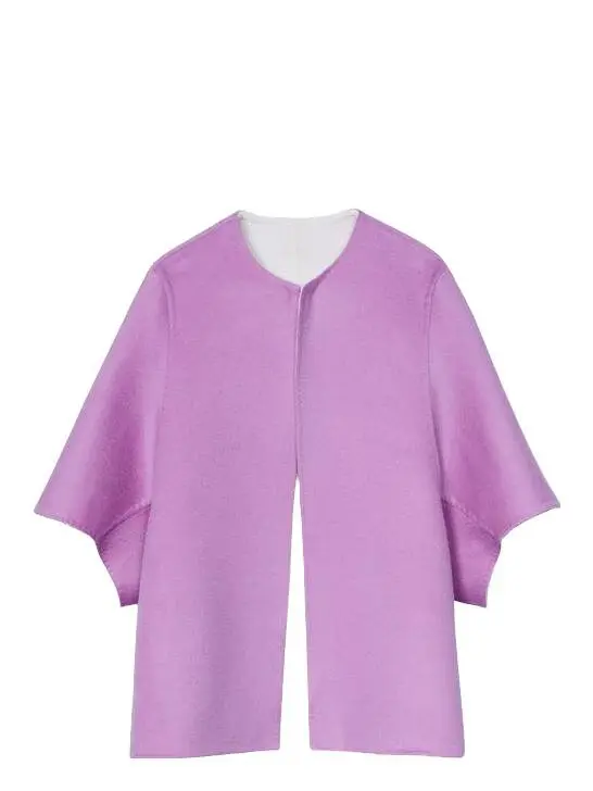 Gobi Cashmere Cashmere Poncho Jacket - Fuchisa Pink