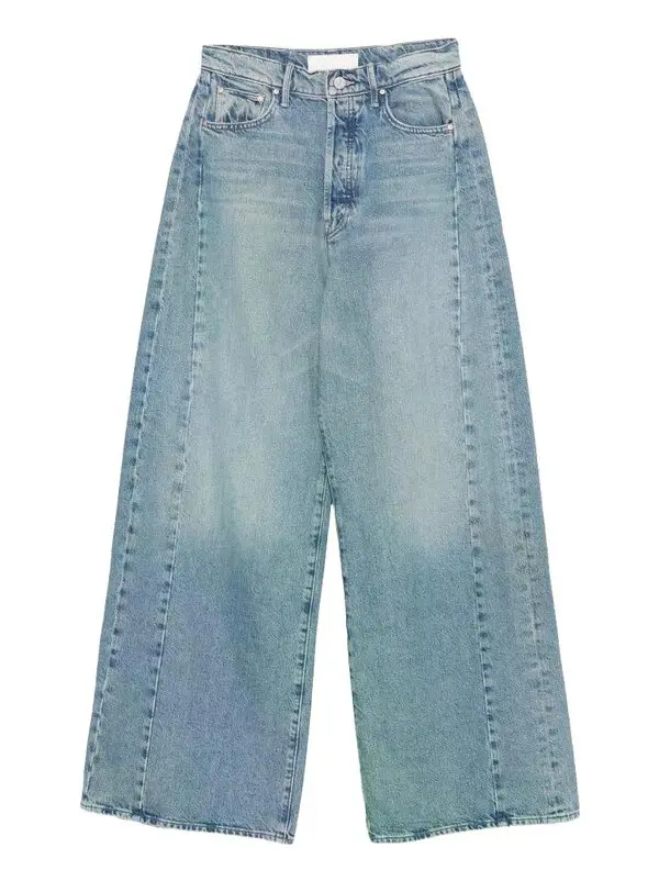 MOTHER Five-pocket Panelled Jeans - Blue