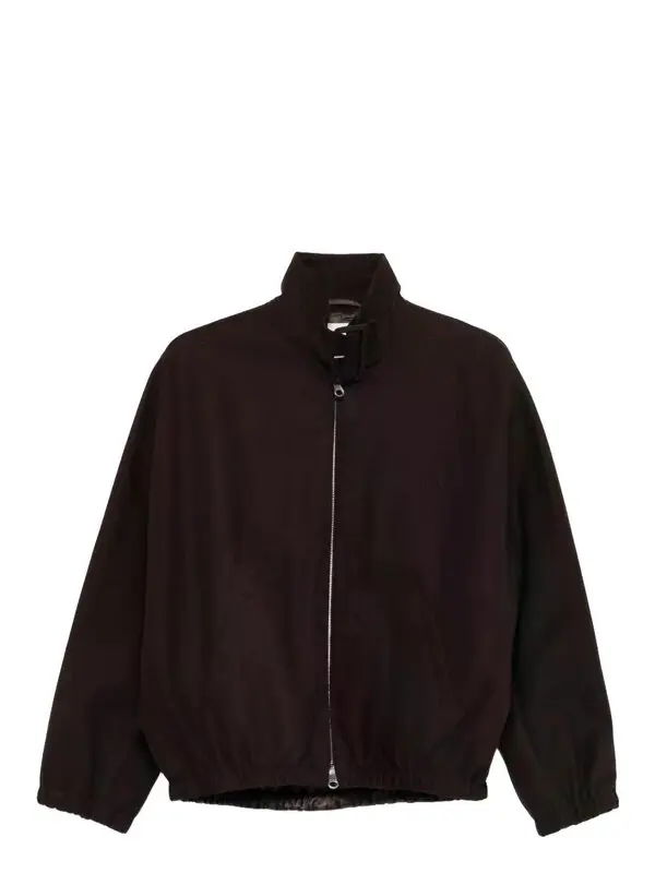 COURREGES Zip-up Bomber Jacket - Brown