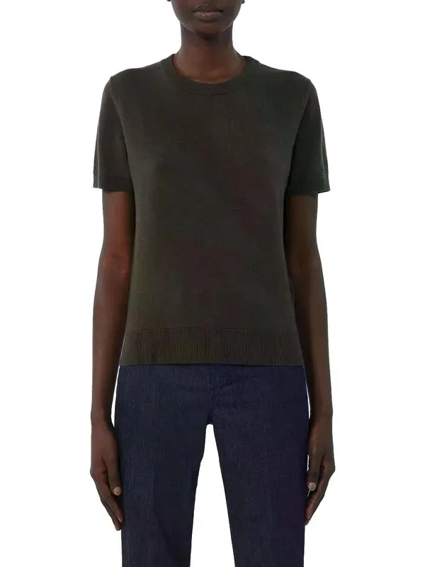 Max Mara Crew-neck T-shirt - Brown