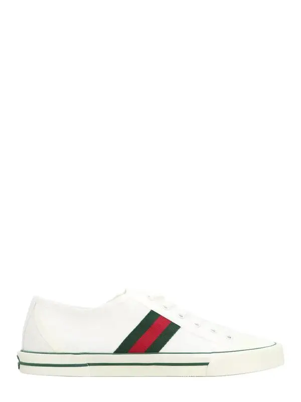 Gucci Stripe-detail Low-top Sneakers - White