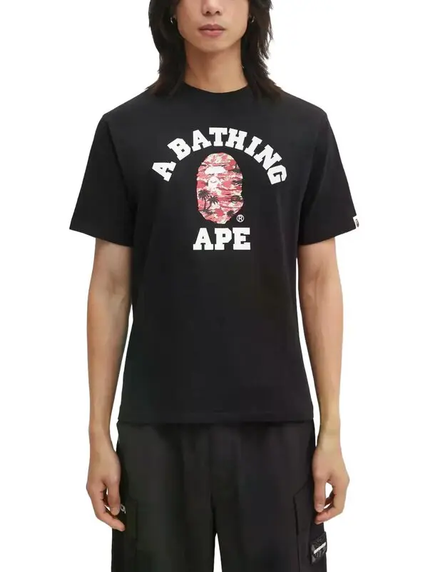 A BATHING APE Logo-print T-shirt - Black