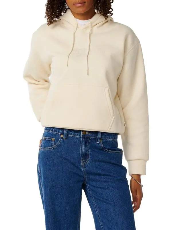 Rip Curl Cotton-blend Relaxed Fit Hoodie - Bone