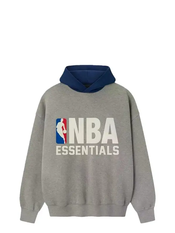 Fear Of God Nba Sports Fit Hoodie - Grey